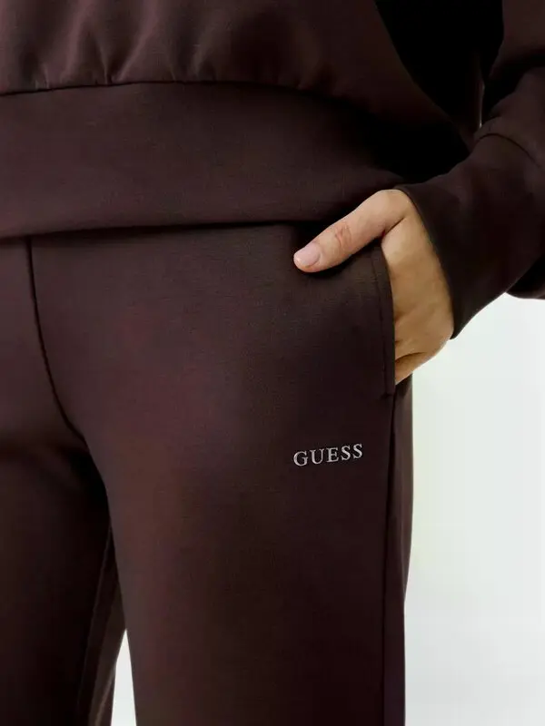 Guess Logo-print Straight-leg Track Pants