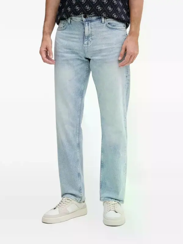 LINDBERGH Faded Straight-leg Jeans