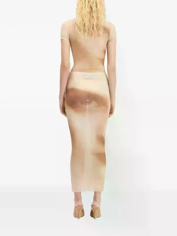 JEAN PAUL GAULTIER Graphic-print T-shirt - Neutrals