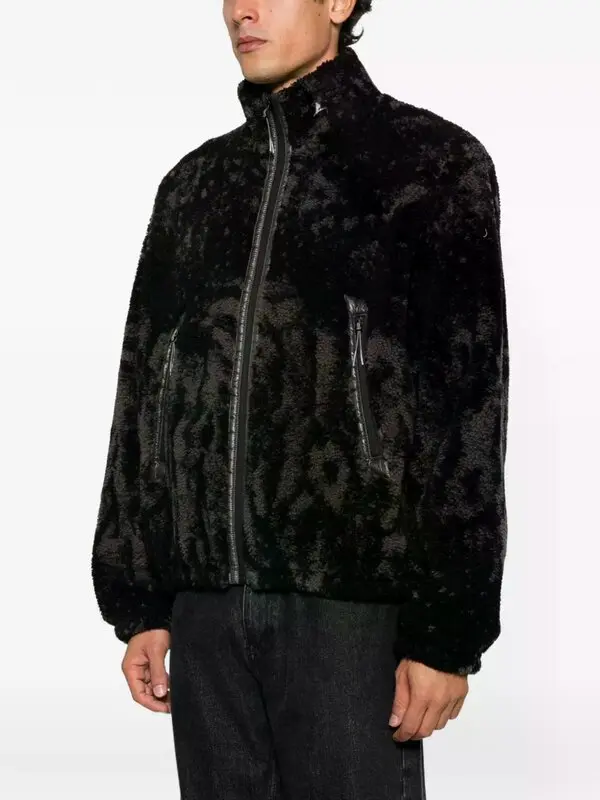 ROA Fleece-texture Zip-up Jacket