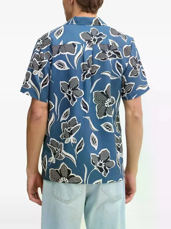 LINDBERGH Floral-print Short-sleeve Shirt