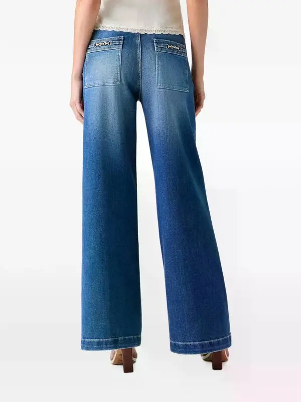 Guess Bellagio Chain-detail Jeans - Blue