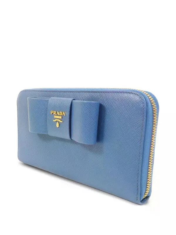Prada Fiocco Bow Long Wallet