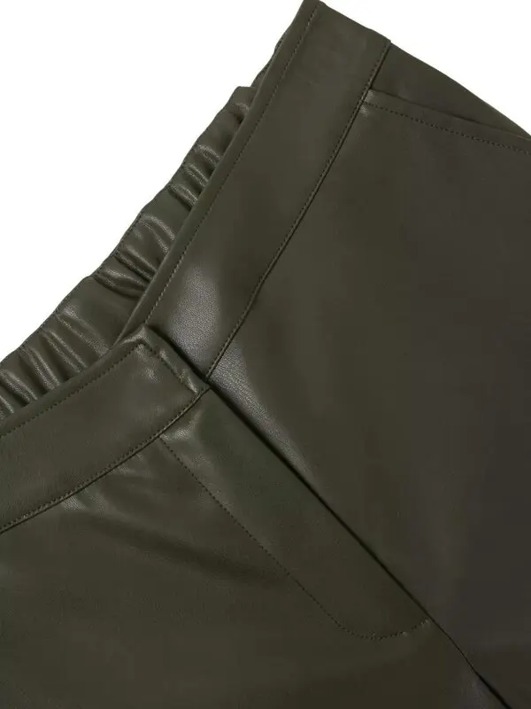 Alpha Studio Elasticated-waistband Straight-leg Trousers