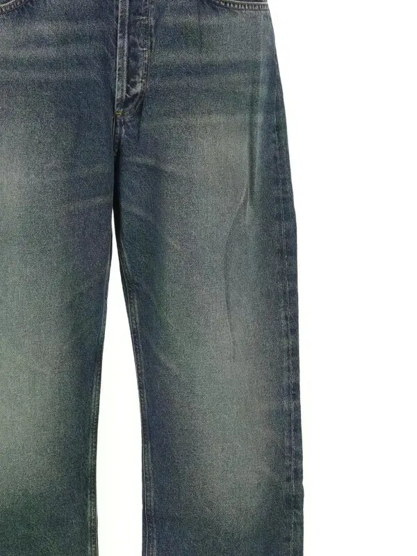 AGOLDE Faded Straight-leg Jeans