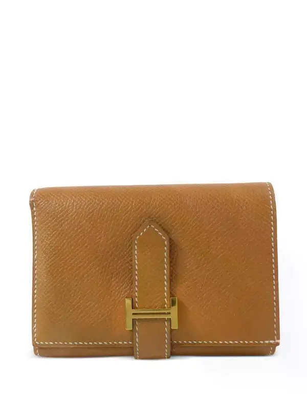 Hermès 2021 Bearn Epsom Tri-fold Wallet - Brown