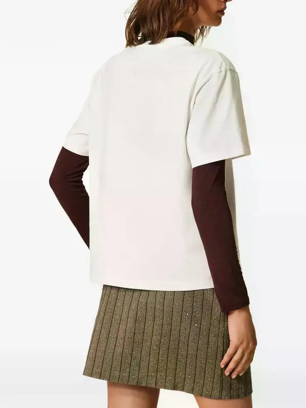 TWINSET Regular Crew-neck T-shirt With Print