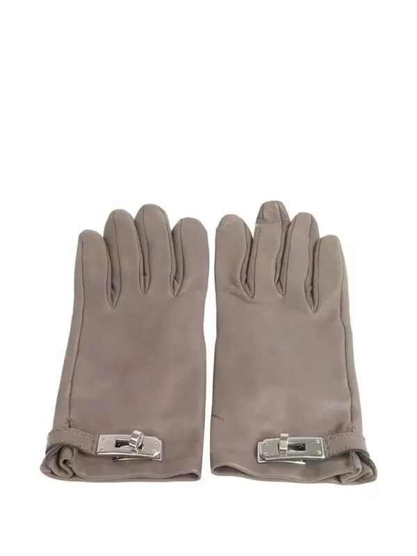 Hermès Kelly Turn-lock Gloves - Grey
