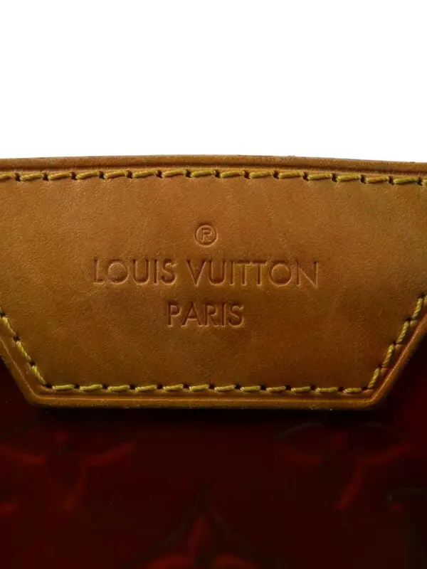 LOUIS VUITTON Monogram Vernis Brea Tote Bag - Red