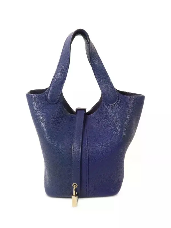 Hermès Pm Picotin Tote Bag - Blue