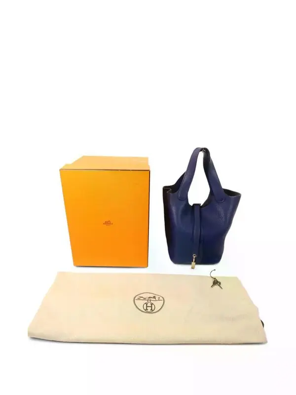 Hermès Pm Picotin Tote Bag - Blue