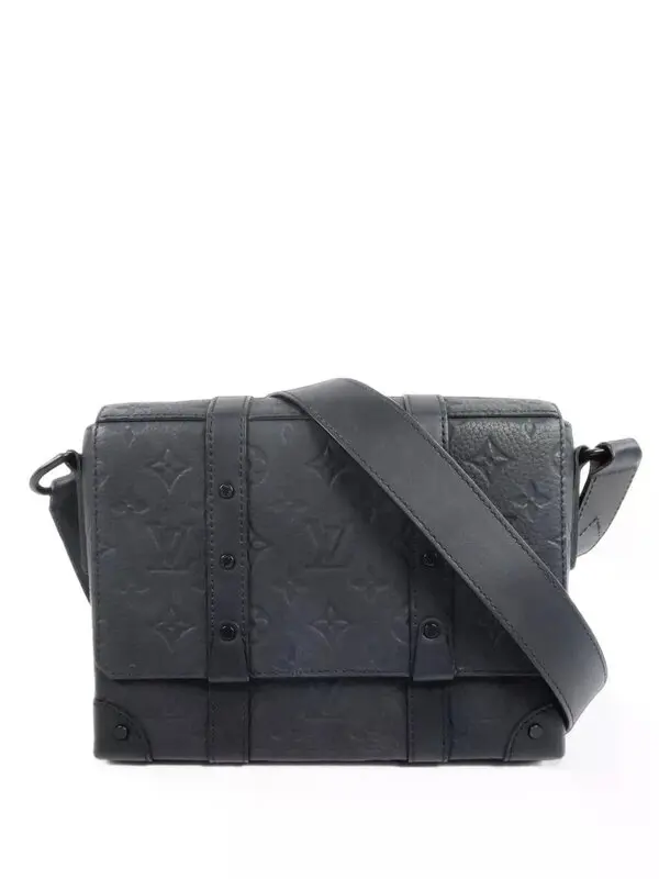 LOUIS VUITTON Taurillon Trunk Monogram Crossbody Bag