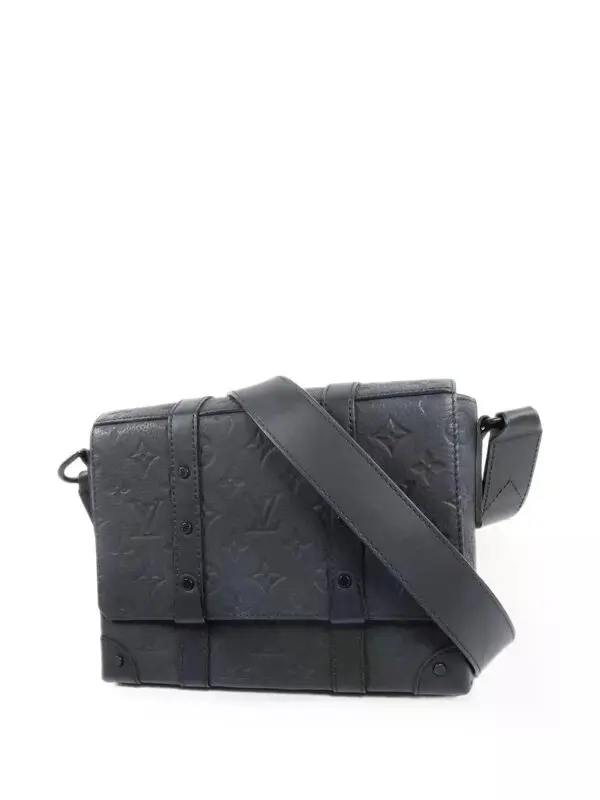 LOUIS VUITTON Taurillon Trunk Monogram Crossbody Bag