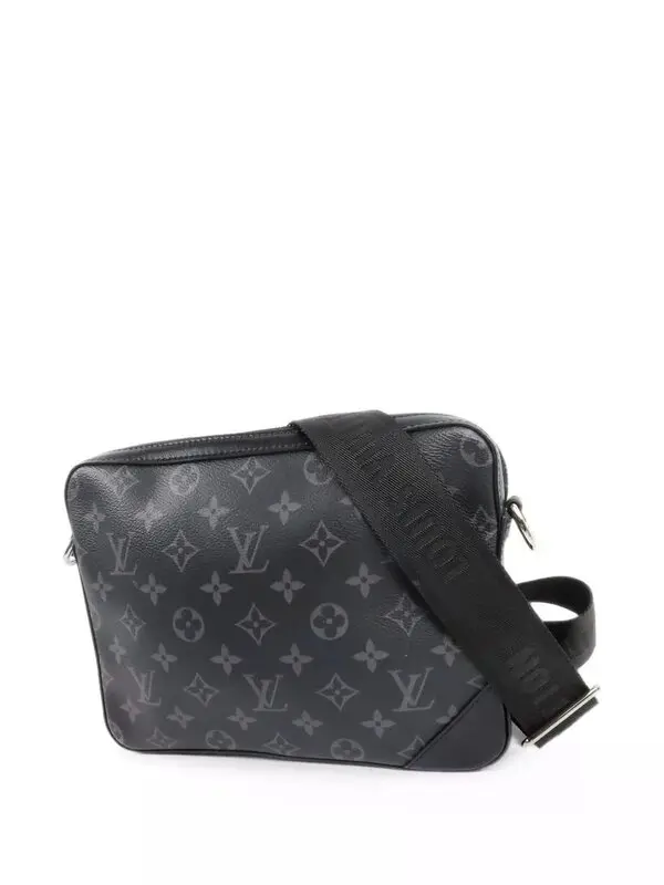 LOUIS VUITTON Trio Messenger Monogram Eclipse Clutch Bag