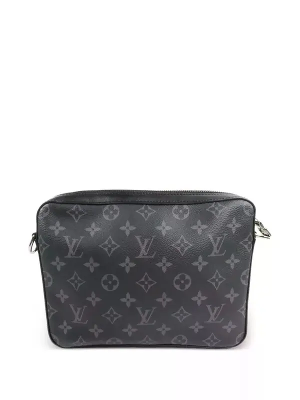 LOUIS VUITTON Trio Messenger Monogram Eclipse Clutch Bag