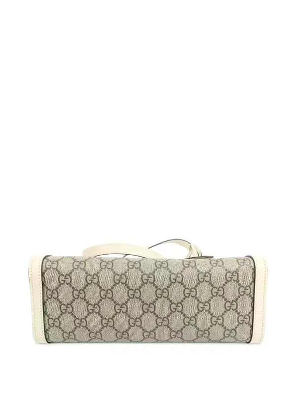 Gucci Small Padlock Gg Shoulder Bag - White