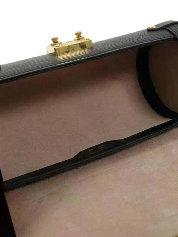 LOUIS VUITTON Papillon Trunk Two-way Mini Handbag - Black