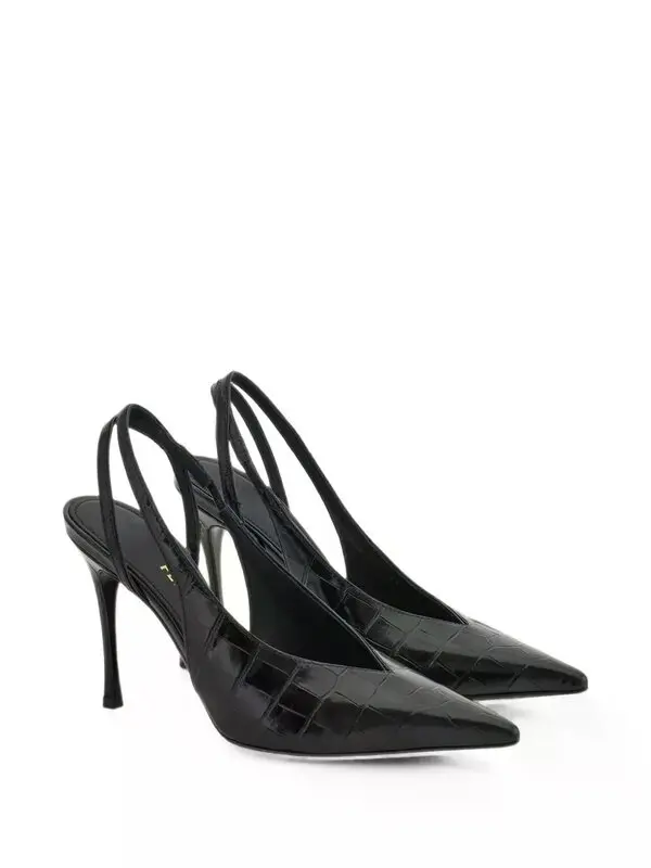 FERRAGAMO Stiletto Slingback - Black