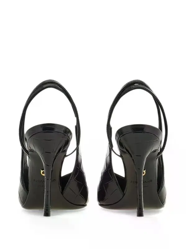 FERRAGAMO Stiletto Slingback - Black