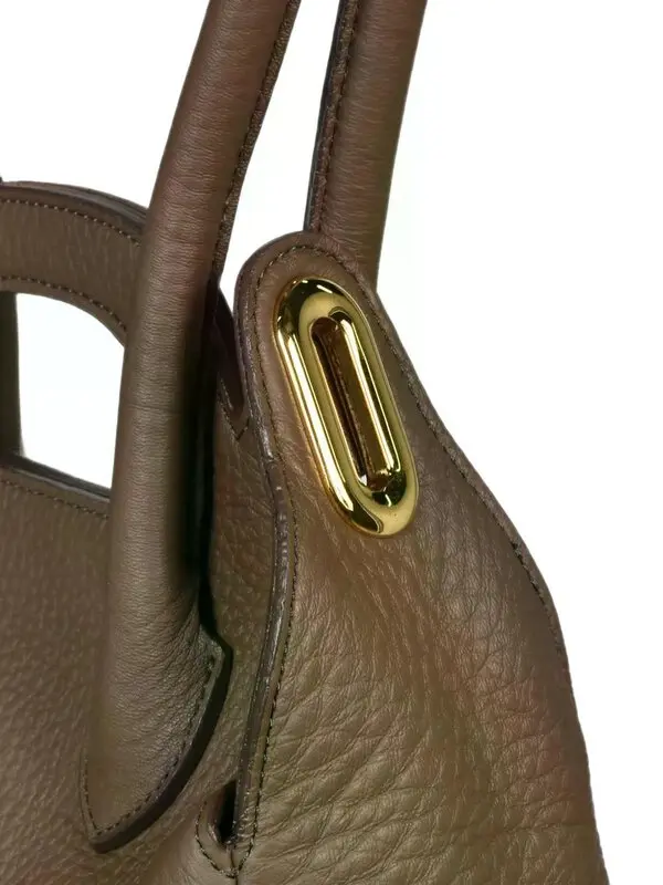 MASU Leather Shoulder Bag - Brown