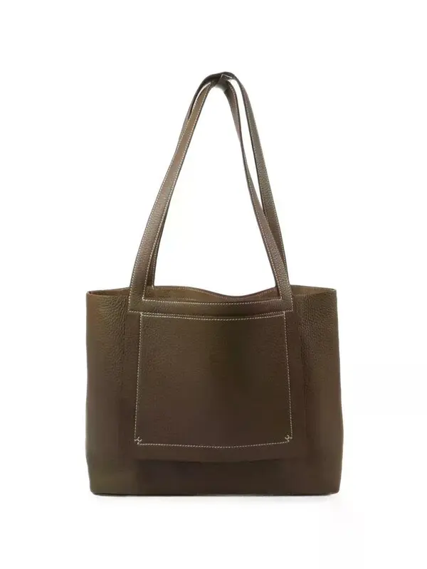 Hermès 2023 31 Cabasellier Leather Tote Bag - Brown