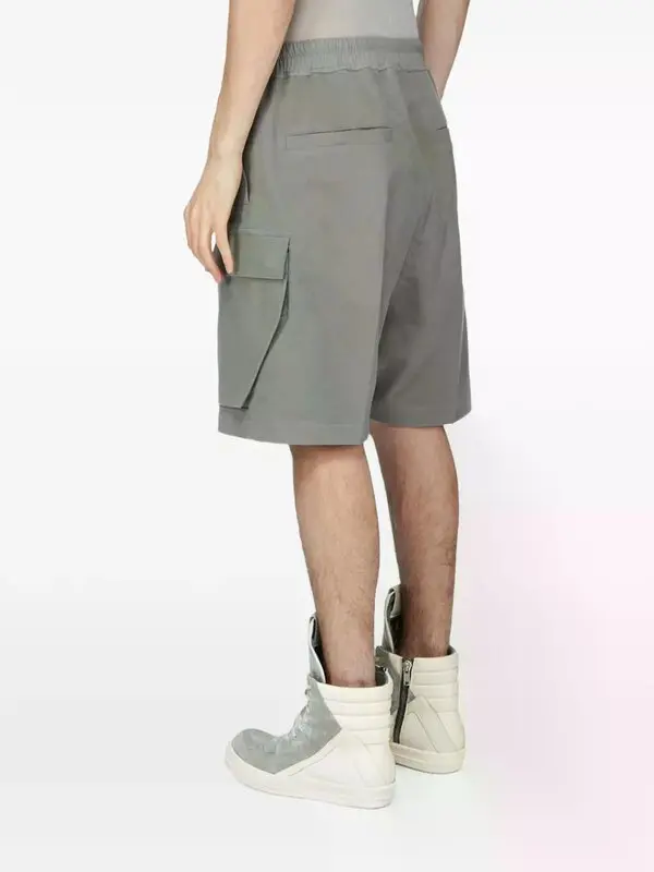 Rick Owens Cargobela Brushed-twill Shorts
