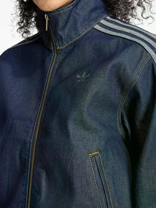 Adidas Firebird Denim Jacket - Blue