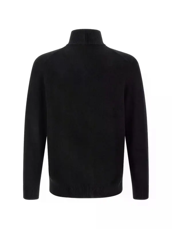 BALLANTYNE Diamond Intarsia Cardigan