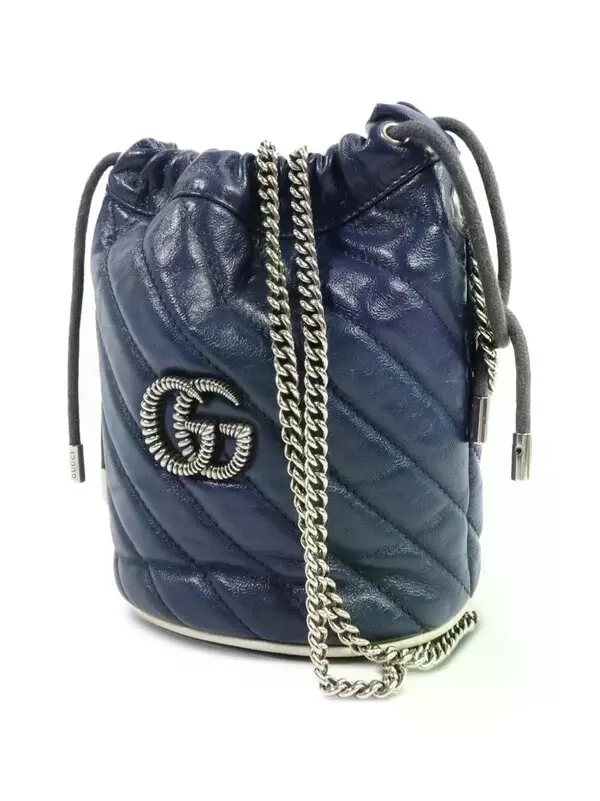 Gucci Mini Gg Marmont Bucket Bag
