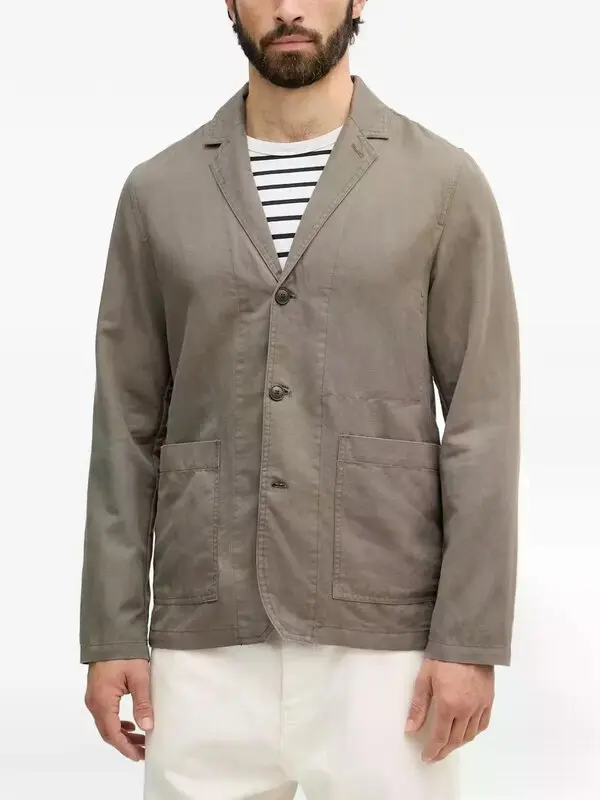 Lindbergh Notch-lapel Patch-pocket Blazer