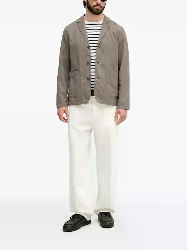 Lindbergh Notch-lapel Patch-pocket Blazer