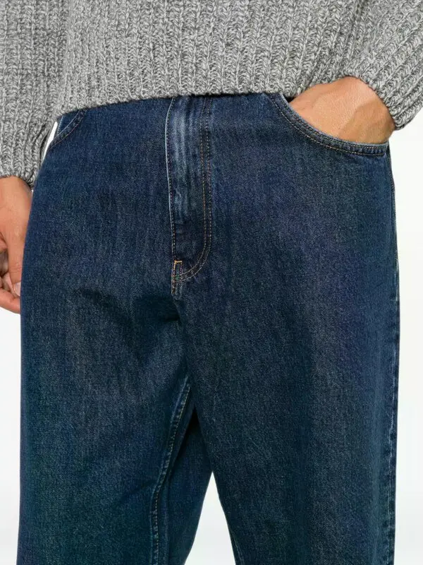 SUNFLOWER Super Wide Logo-patch Jeans