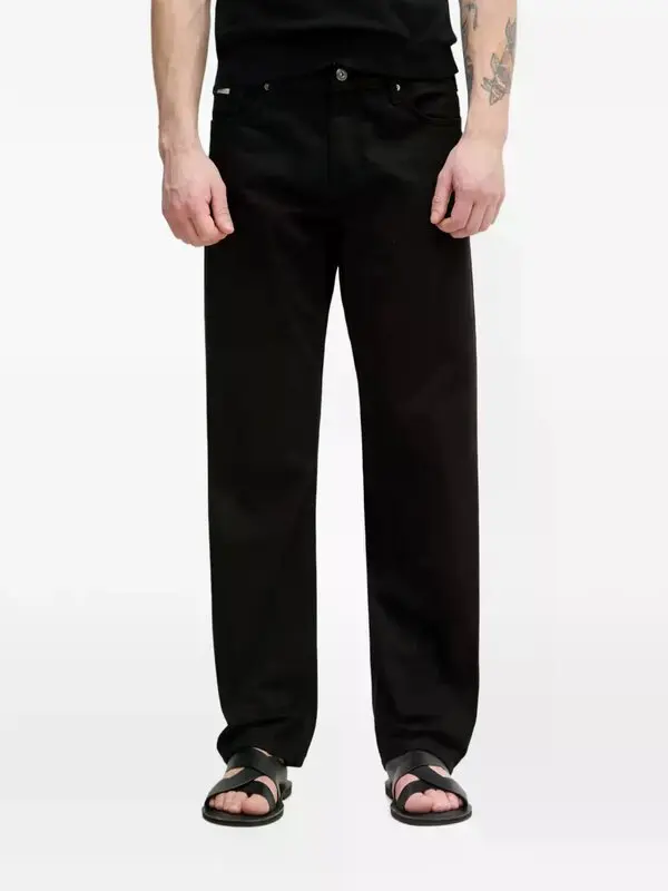 LINDBERGH Logo-patch Straight-leg Jeans