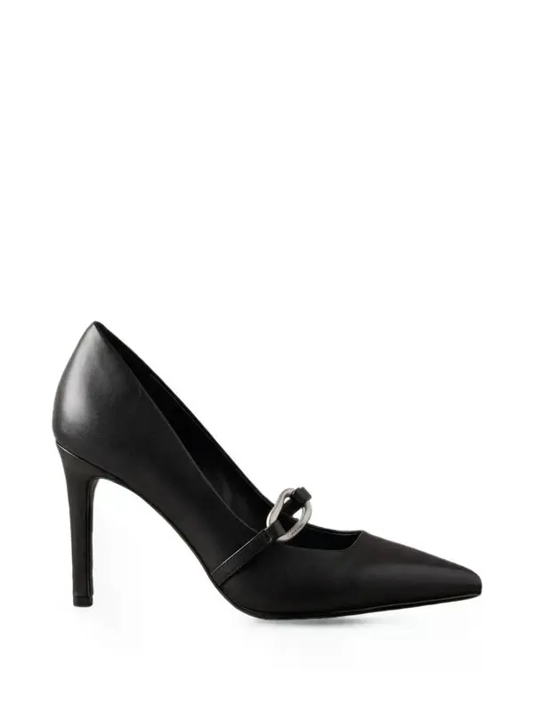 Calvin Klein Pointed-toe Buckled Pumps