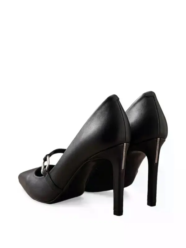 Calvin Klein Pointed-toe Buckled Pumps