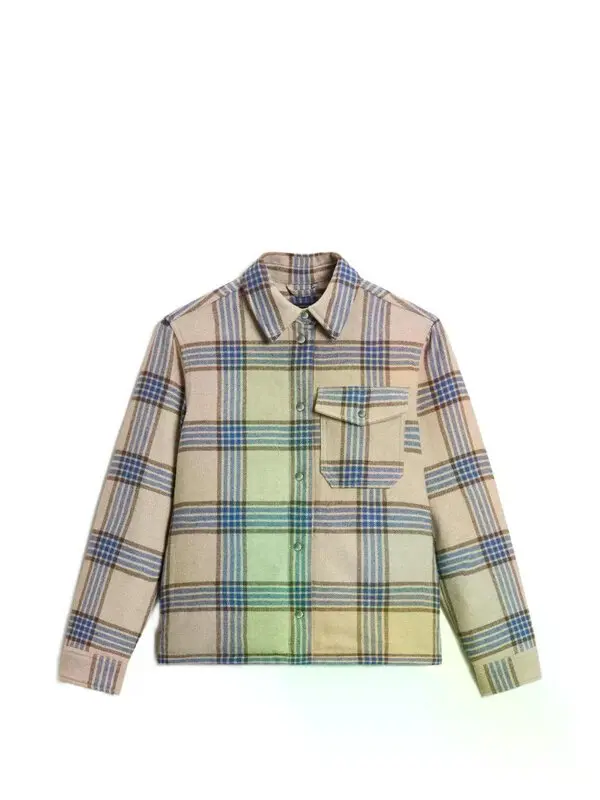Woolrich Alaskan Check-pattern Shirt Jacket - Neutrals