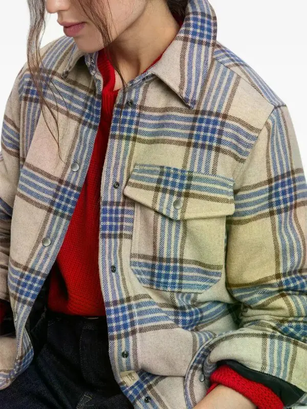 Woolrich Alaskan Check-pattern Shirt Jacket