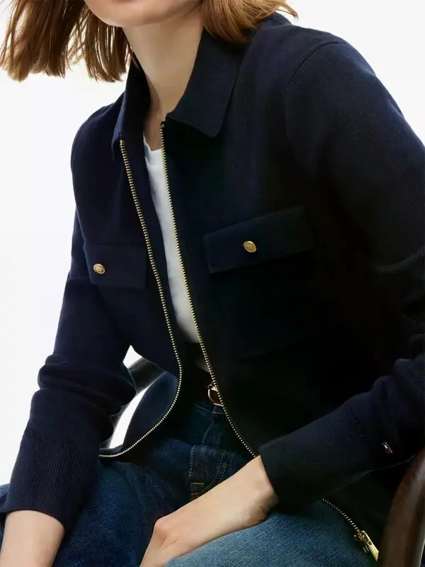 Tommy Hilfiger Zip-up Pocket-detail Cardigan