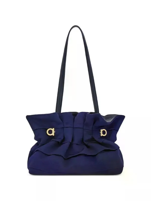 FERRAGAMO Small Soft Shoulder Bag - Blue