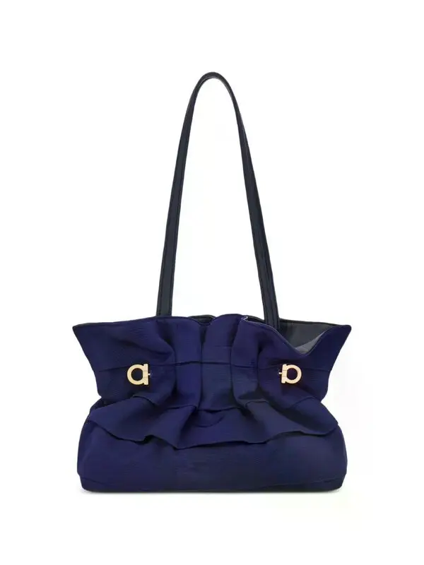 FERRAGAMO Small Soft Shoulder Bag - Blue