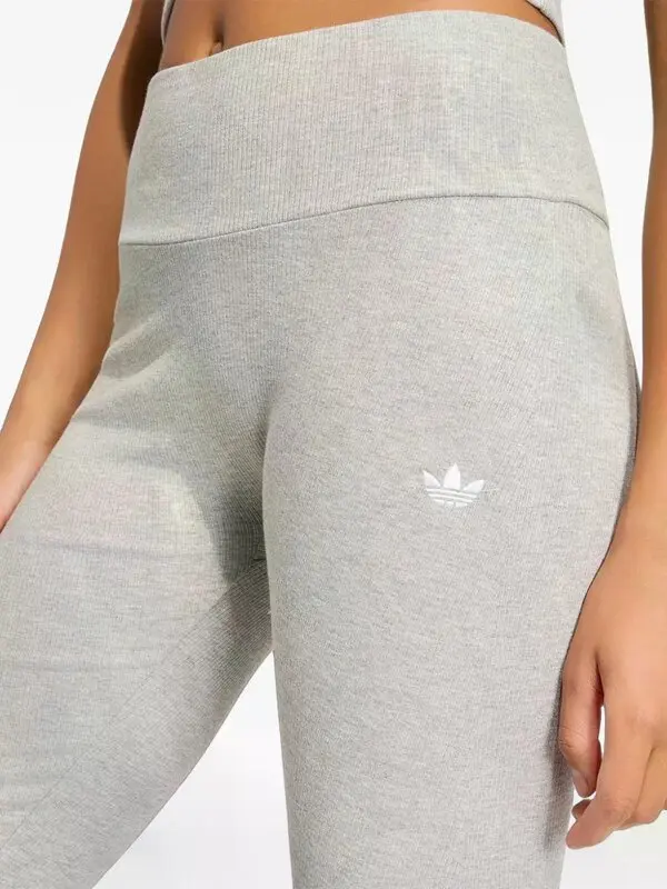 Adidas Essentials Logo-embroidered Flared Trousers