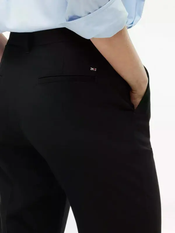 Tommy Hilfiger Logo-plaque Slim-fit Trousers