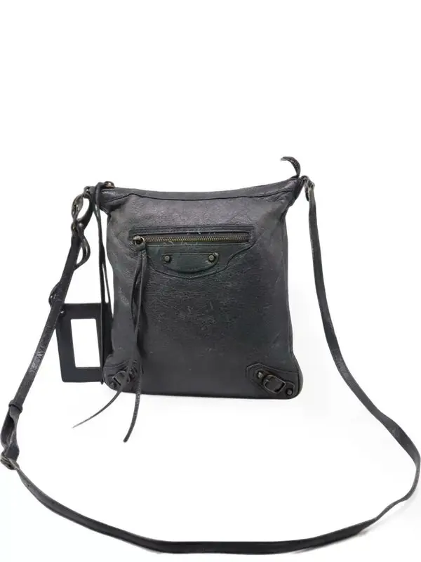 Balenciaga Motocross Crossbody Bag - Grey