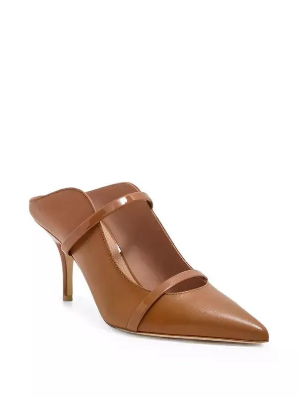 MALONE SOULIERS Maureen Leather Mules - Brown