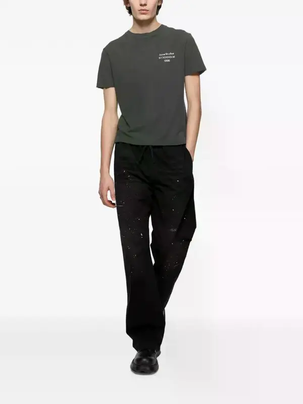 Acne Studios Logo-print T-shirt - Grey