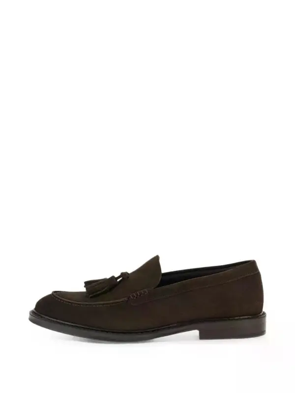 Boggi Milano Loafers In Suede Leather