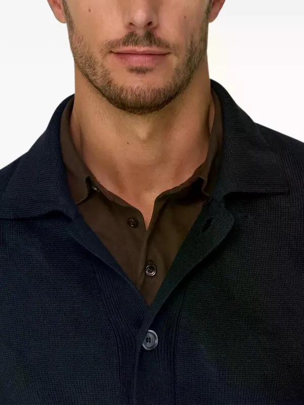 Boggi Milano Cardigan In Extrafine Merino-wool
