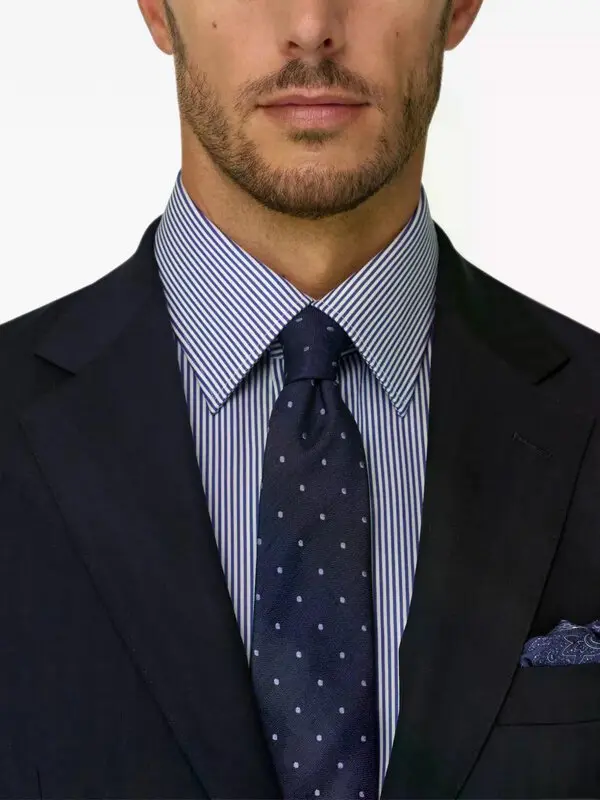 Boggi Milano Suit In Herringbone Wool