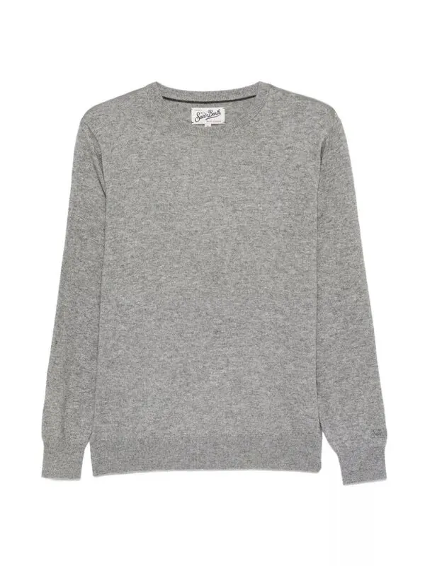 MC2 SAINT BARTH Crew-neck Wool Sweater - Grey