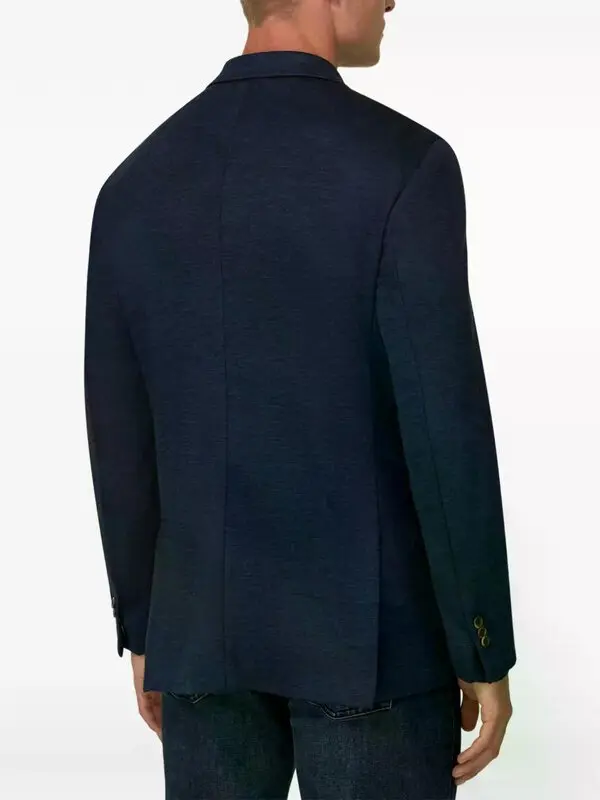 Boggi Milano Brooklyn Double-breasted Blazer In Wool Blend B Jersey